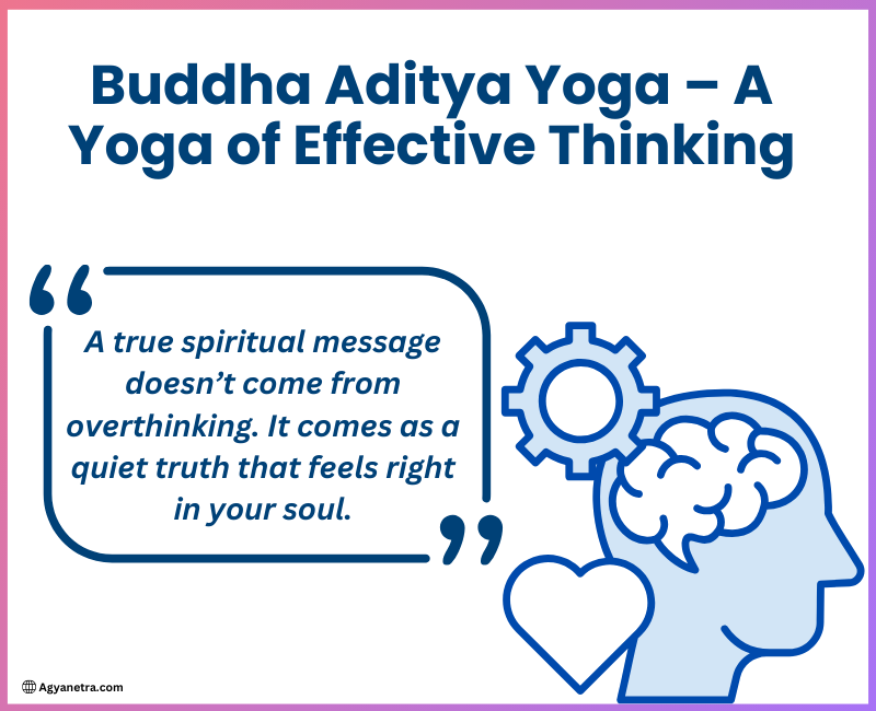 Buddha Aditya Yoga – A Yoga of Effective Thinking - Agyanetra